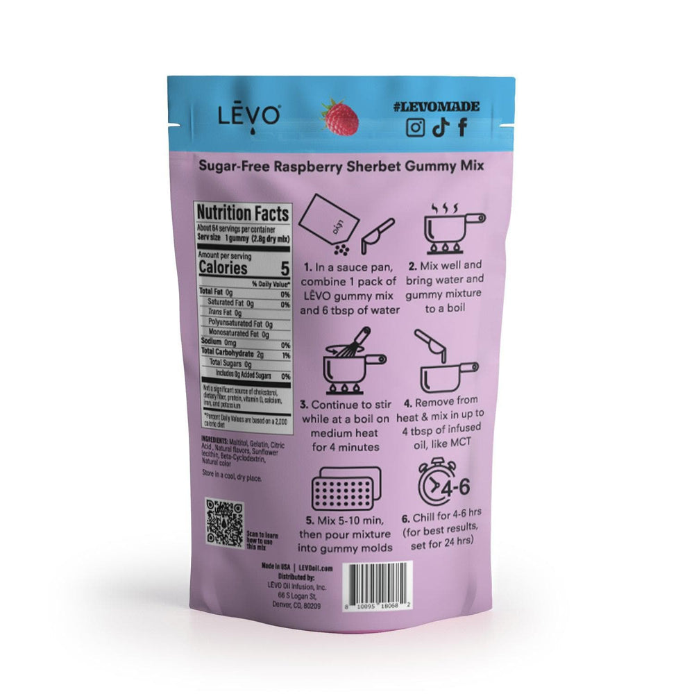 Gummy Mix - Tart Cherry Sugar-Free - Make Custom Gummies! - LEVO Oil ...