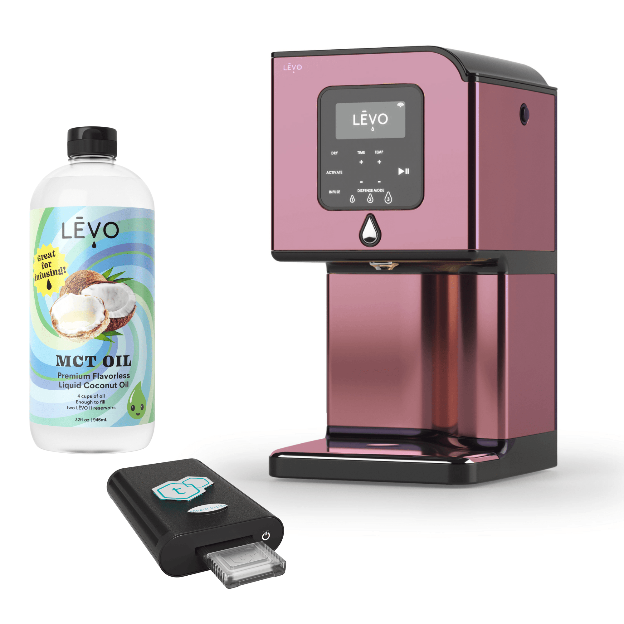 LĒVO Lux Infusion Machine + tCheck Potency Tester Bundle - LEVO Oil ...